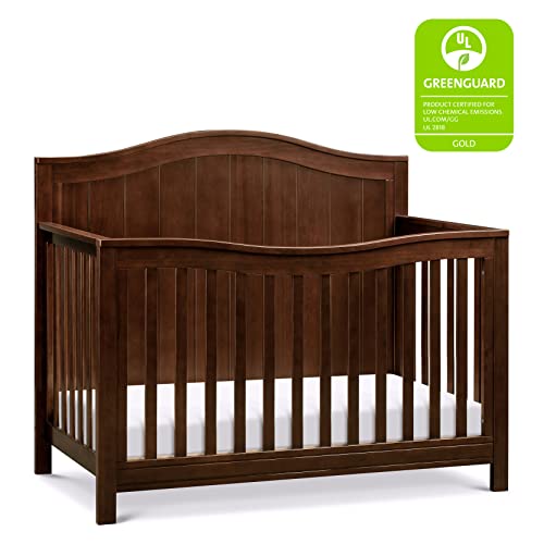 DaVinci Aspen 4-in-1 Convertible Crib in Espresso, Greenguard Gold Certified