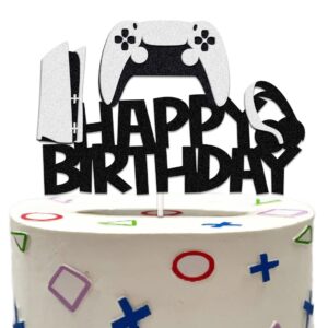 Video Game Cake Toppers Game Cake Decoration with Glitter Game for Video Game themed Party