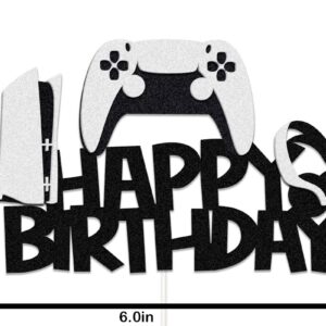 Video Game Cake Toppers Game Cake Decoration with Glitter Game for Video Game themed Party