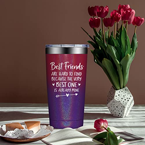 DOEARTE Best Friend Gift for Women - Best Friend Birthday Gifts - Friendship Gifts for Women - Christmas Gifts for Best Friend, Bestie, Women, Bff, Her, Coworker - 20oz Friend Tumbler