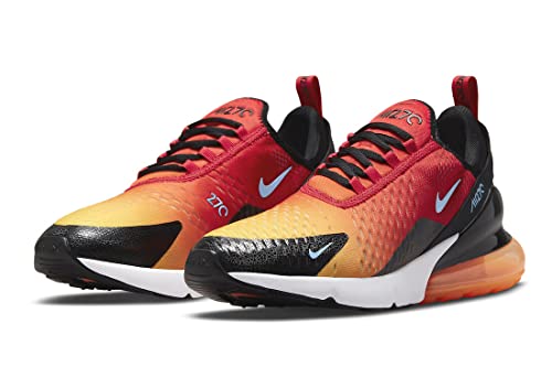 Nike Men's Air Max 270 shoes, University Red/University Gold, 9