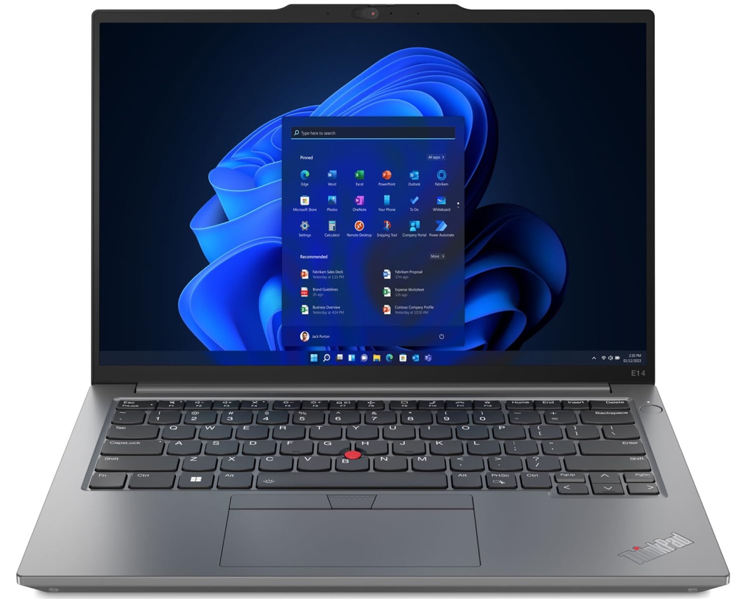 LENOVO ThinkPad E14 Business Laptop 14.0" FHD IPS Display (AMD Ryzen 5 7530U 6-Core, 16GB RAM, 512GB PCIe SSD, AMD Radeon, Backlit Keyboard, FP Reader, WiFi 6, Webcam Win 11 Pro) with Hub