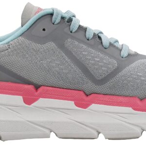 Skechers Women's Max Cushion-17690 Sneaker, Grey/Pink, 9 M