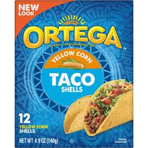 Ortega Yellow Corn Taco Shells, 4.9 Ounce, 12 Shells