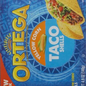 Ortega Yellow Corn Taco Shells, 4.9 Ounce, 12 Shells