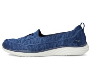 skechers women's on-the-go ideal-effortless sneaker, navy, 10