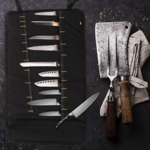 SHERCHPRY Cutlery Holder Chef Set chef bag roll bag 22 slots case cutlery carrier cooking tool holders for gifts culinary kitchen bag knives cleaver Utensil Set Cutlery Storage