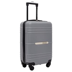 Travelers Club Richmond Spinner Luggage, Charcoal, Carry-On 20-Inch