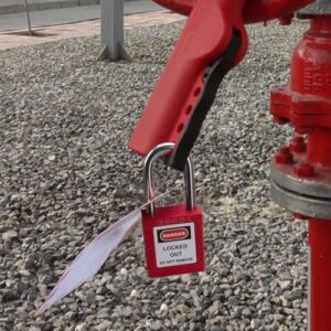 Boviisky 10 Red Lockout Tagout Locks Set, Loto Locks Keyed Different, 2 Keys Per Lock, OSHA Compliant Lockout Locks