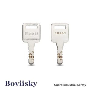 Boviisky 10 Red Lockout Tagout Locks Set, Loto Locks Keyed Different, 2 Keys Per Lock, OSHA Compliant Lockout Locks