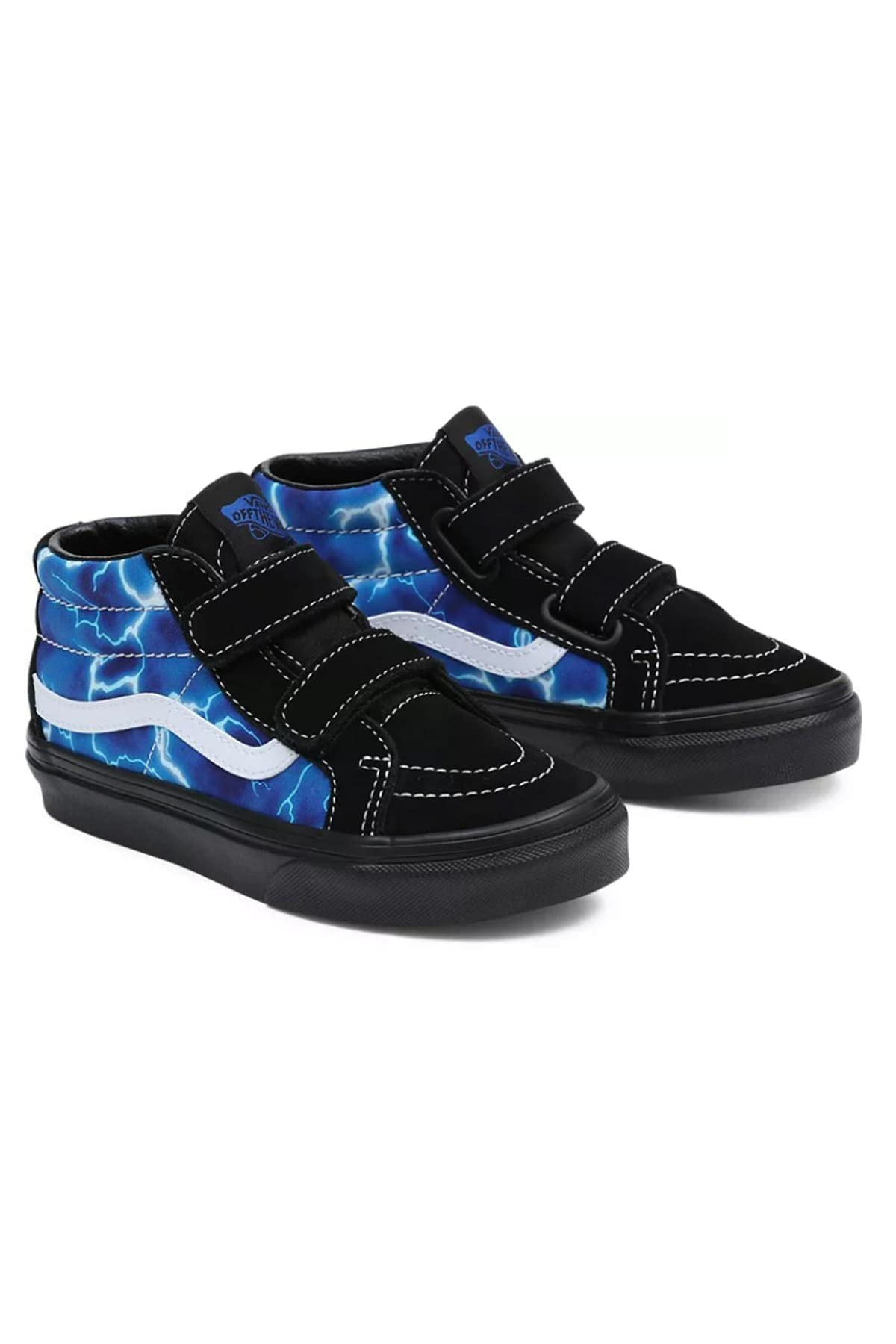 Vans K SK8-MID Reissue V Black/Blue Size : 12