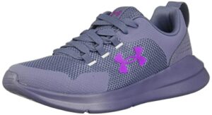 under armour essential aurora purple/aurora purple/strobe 7.5 b (m)