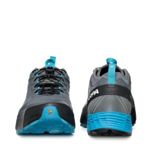 SCARPA Men's Ribelle Run GTX Waterproof Gore-Tex Trail Shoes for Trail Running and Hiking - Anthracite/Lake Blue - 10.5-11 Women/9.5-10 Men