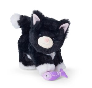 american girl licorice twist black & white kitty cat for 18-inch dolls