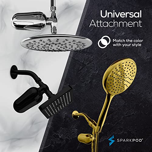 SparkPod Ultra Shower Filter Cartridge - High Output Shower Head Filter Cartridge Replacement - Unique Filtration Method Removes Up To 95% of Chlorine, Heavy Metals, Sediments & Impurities (1 Piece)