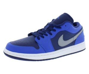 jordan womens wmns air jordan 1 low dc0774 400 game royal/blue void - size 5w