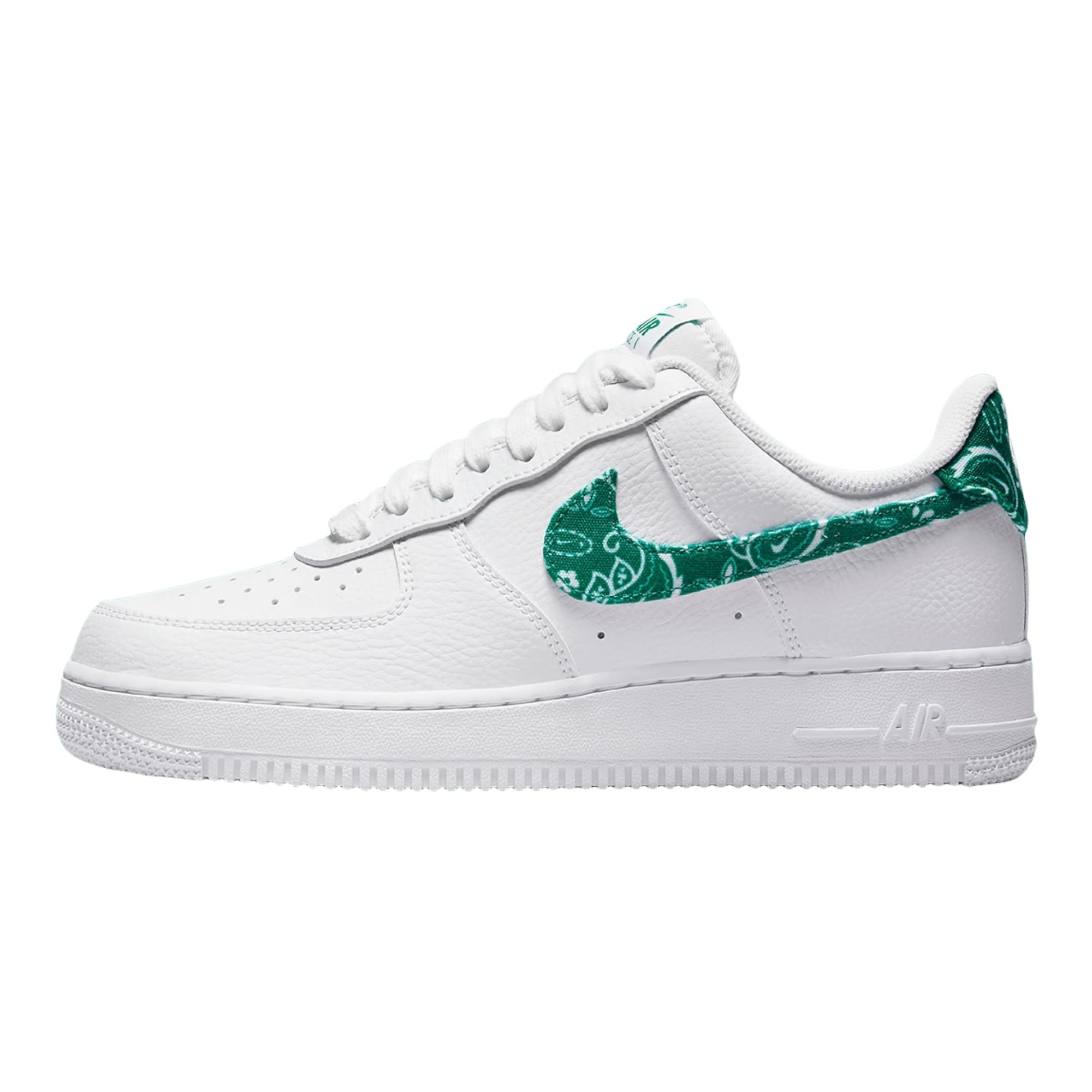 Nike Women's WMNS Air Force 1 Low '07 Essen DH4406 102, White/Green-white, 7.5