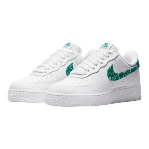 Nike Women's WMNS Air Force 1 Low '07 Essen DH4406 102, White/Green-white, 7.5