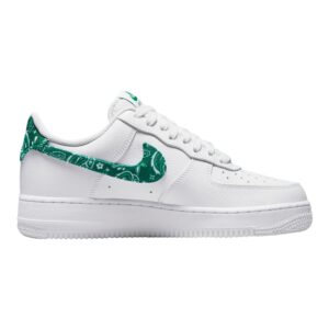 Nike Women's WMNS Air Force 1 Low '07 Essen DH4406 102, White/Green-white, 7.5