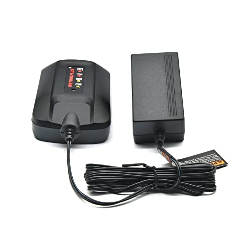 WETOOLPLUS WA3747 40v MAX Lithium Ion Battery Charger for Worx WA3580 Battery