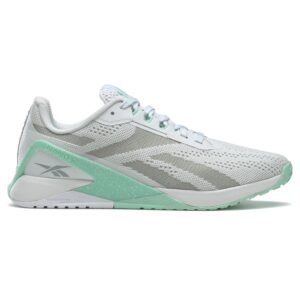 Reebok Women's Nano X1 Cross Trainer (6, Pure Grey 1 / Hint Mint/Pure Grey 3, Numeric_6)