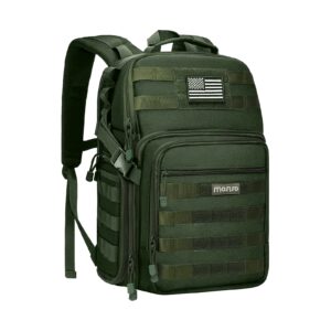 mosiso camera backpack, dslr/slr/mirrorless tactical camera bag case with laptop compartment compatible with canon/nikon/sony, army green