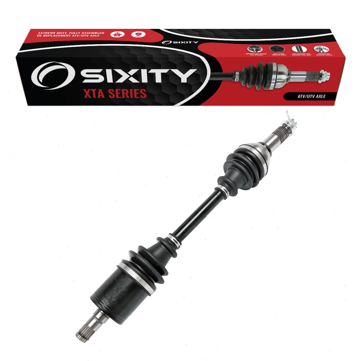 Sixity XTA Front Right Axle compatible with Can-Am Maverick Trail 1000 DPS 1000R 800 800R 2018-2021