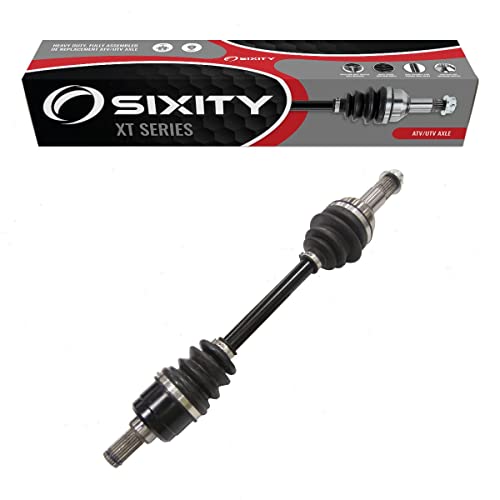 Sixity XT Rear Left Axle compatible with Yamaha YFM450 Kodiak 450 EPS SE YFM550 Grizzly FI 4x4 Auto YFM700 YFM700K 2007-2019