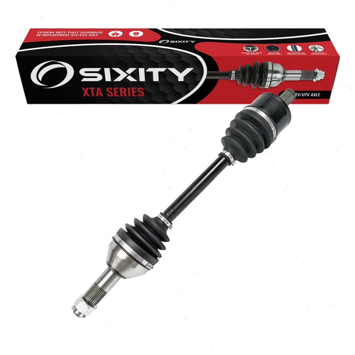 Sixity XTA Rear Left Axle compatible with Can-Am Maverick Trail 1000 DPS 1000R 800 800R 2018-2021