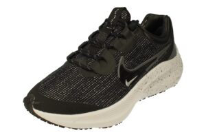 nike womens wmns zoom winflo 8 shield dc3730 001 - size 7.5w black/iron grey