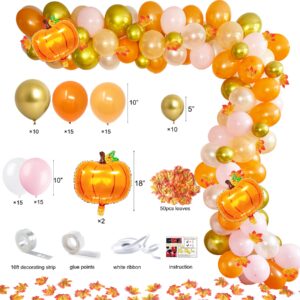 Little Pumpkin 1st Birthday Decorations, Pumpkin First Birthday Decorations Supplies for Autumn Fall 1st Birthday Party, Halloween Thanksgiving 1st Birthday, Our Little Pumpkin is Turning One