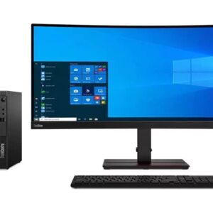 Lenovo Newest ThinkCentre M70c Business Desktop, Intel 8-Core i7-10700F, 32GB RAM 1TB SSD 1TB HDD, AMD Radeon 520 Graphics GDDR5, HDMI, DVD, Serial Port, Windows 10 Pro (11GJS00B00)