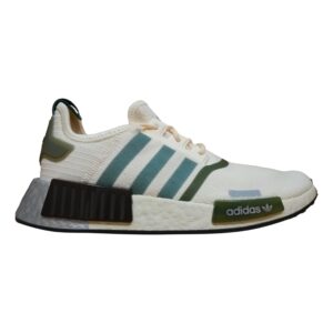 adidas Originals Women's NMD_R1 Shoes GX6490 (Cream/Green, 6)