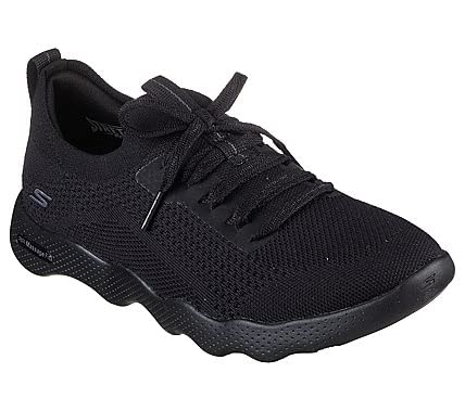 Skechers Massage Fit Lite - Intrigue, All Black, US 6.5 B (M)