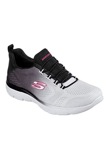 Skechers Summits - Bright Charmer Black White 7.5 B (M)