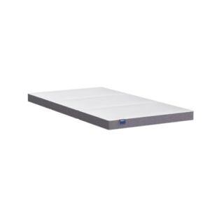 Molblly 3 inch Memory Foam Trifold Mattress Topper with Washable Cover, Portable Tri Folding/Foldable Mattress Guest Bed for Camping, Narrow Twin - 31"x 75"x 3"