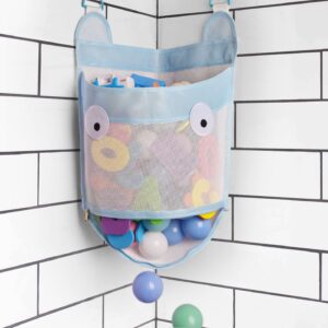 bath toy holder,bath toy organizer for tub bath toy storage for tub corner hang suspension bath toy holder large capacity multi use corner shower,bath toy storage-quick drying