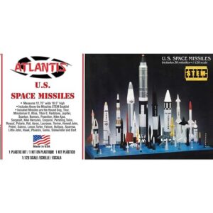 u.s. missile set 36 missiles included stem 1/128 scale model kit