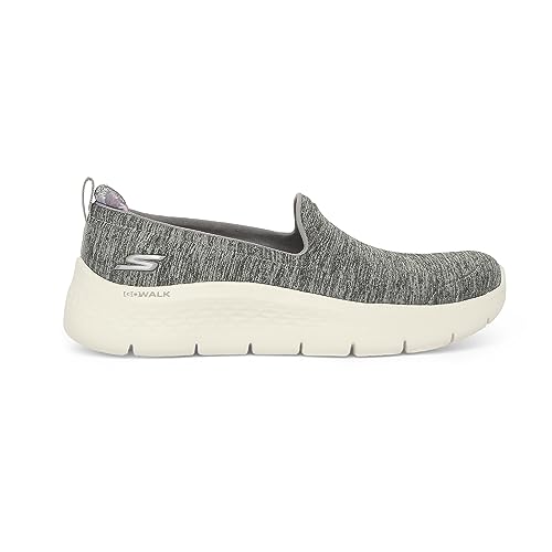 Skechers Women's GO Walk Flex-Clever View Sneaker, Gray, 7.5