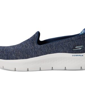 Skechers Women's GO Walk Flex-Clever View Sneaker, Navy, 10.5