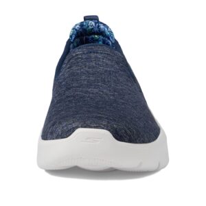 Skechers Women's GO Walk Flex-Clever View Sneaker, Navy, 10.5