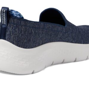 Skechers Women's GO Walk Flex-Clever View Sneaker, Navy, 10.5