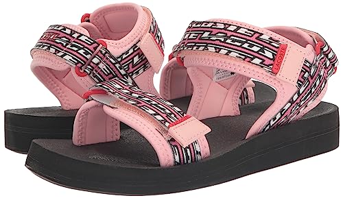 Lacoste Women's Suruga Sandal, Light Pink/Black, 7