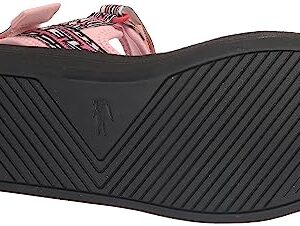 Lacoste Women's Suruga Sandal, Light Pink/Black, 7