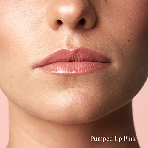 Mally Beauty Positively Plump Lip Gloss | High-Shine Hydrating Lightweight & Comfortable Wear, Pumped-up Pink