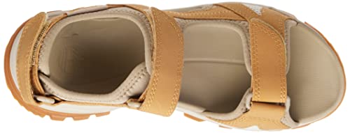 Timberland Women's Lincoln Peak Strap Sandal, Wheat Leather, 8