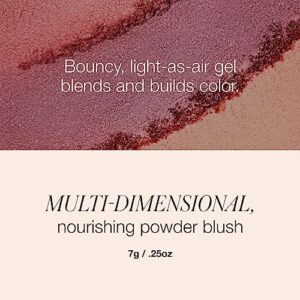 RMS Beauty ReDimension Hydra Powder Blush - Powder Gel Blush for Cheeks, Luminous Highlight, Cream Blush Powder, Glow Makeup Cheek Tint Highlighter