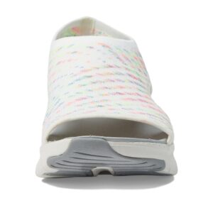 Skechers Women's Arch FIT-Catchy Wave, White Multi, 7