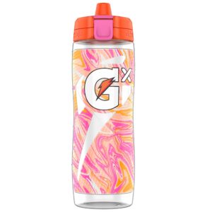 gatorade gx kit, marble orange pastel, 30 oz