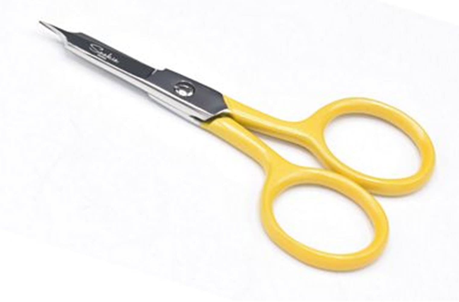 Sookie Sews Straight Micro Tip Scissors, Yellow/Steel